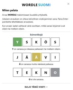 Pelaa Wordle Suomi Unlimited [2025]
